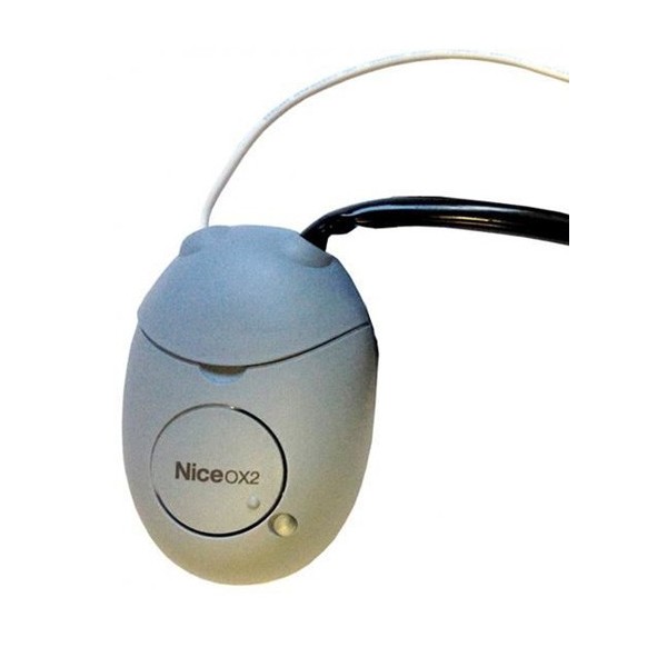 Receptor NICE OX2 de 2 canales código fijo o rolling code 433,92