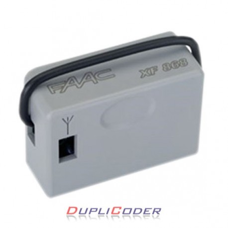 RECEPTOR FAAC XF868 ENCHUFABLE 1 CANAL 868MHZ SLH SISTEMA "OMNIDEC"