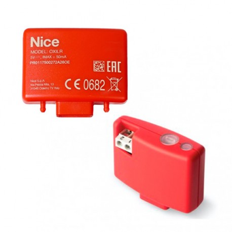 RECEPTOR NICE ENCHUFABLE OXIBD DE LARGO ALCANCE DE 1 CANAL A 433,92MHZ